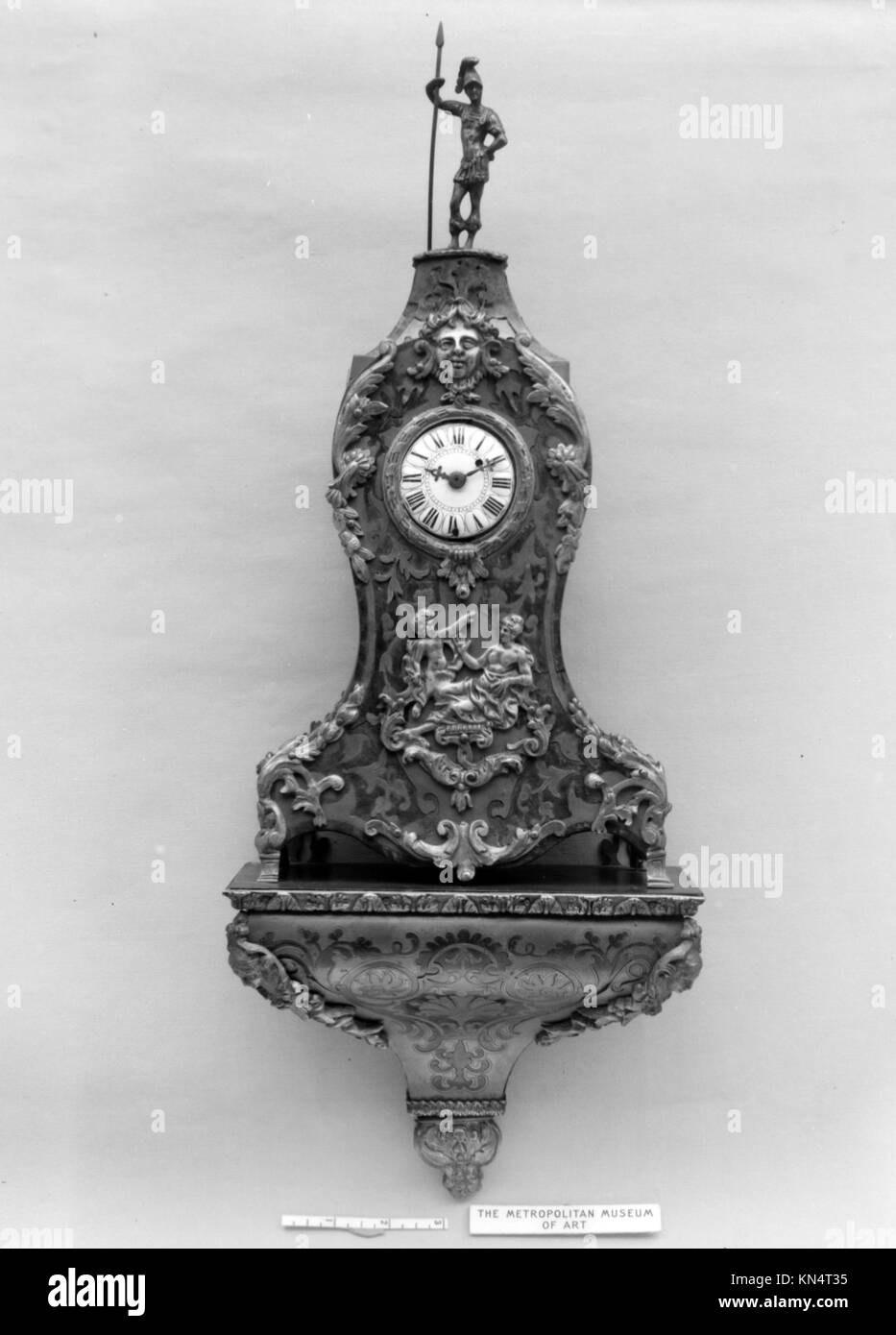 Bracket clock made by clockmaker Gernier in the mid-18th century ...
