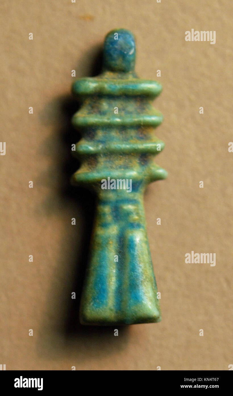 The Djed amulet is an ancient Egyptian artifact symbolizing stability ...