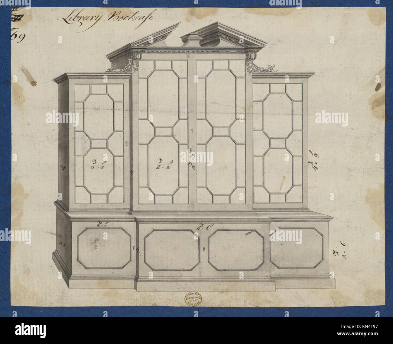 Chippendale Drawings, Vol. II MET DP104213 347520 Stock Photo - Alamy