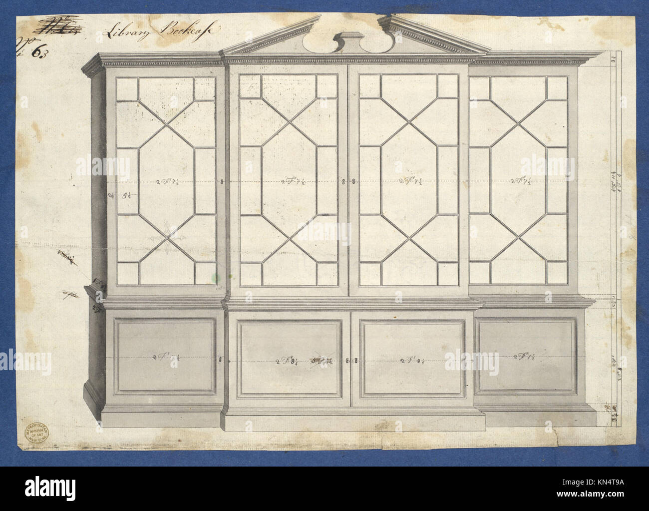 This volume contains drawings of furniture designs by Thomas ...
