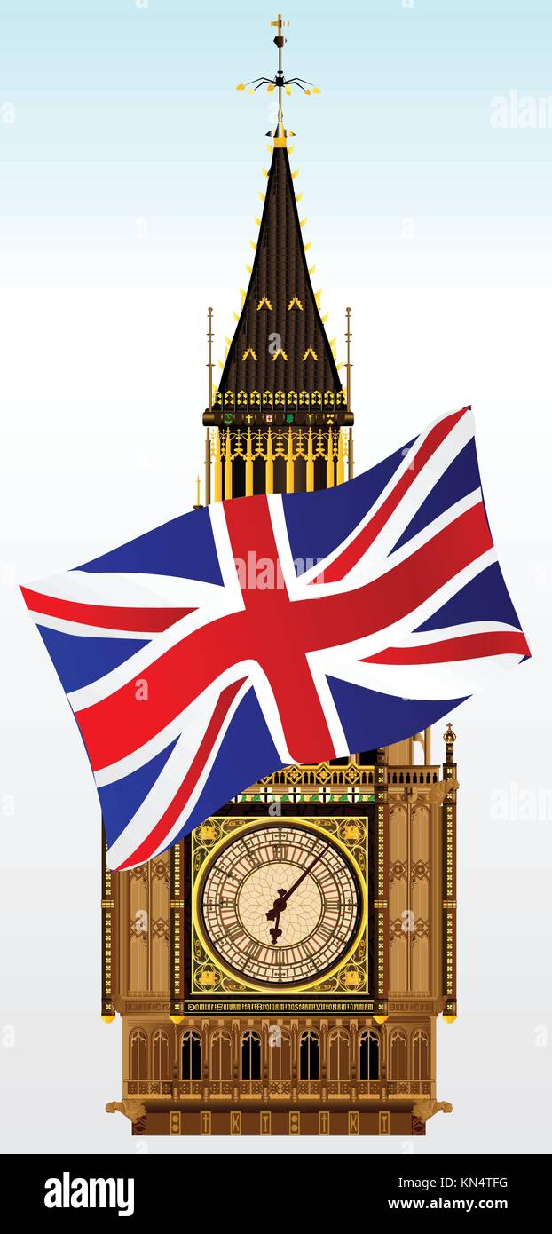 Big ben clock face Stock Vector Images - Alamy