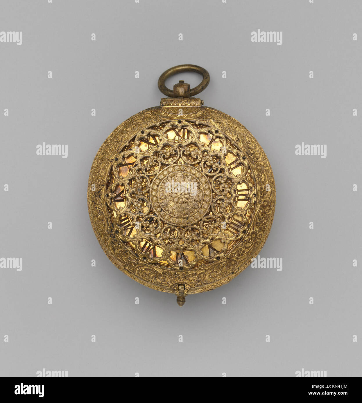 This clock watch, part of the MET collection, represents the intricate ...