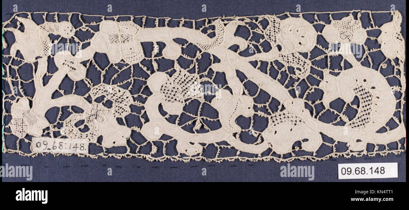 This border fragment represents a decorative design element from a ...