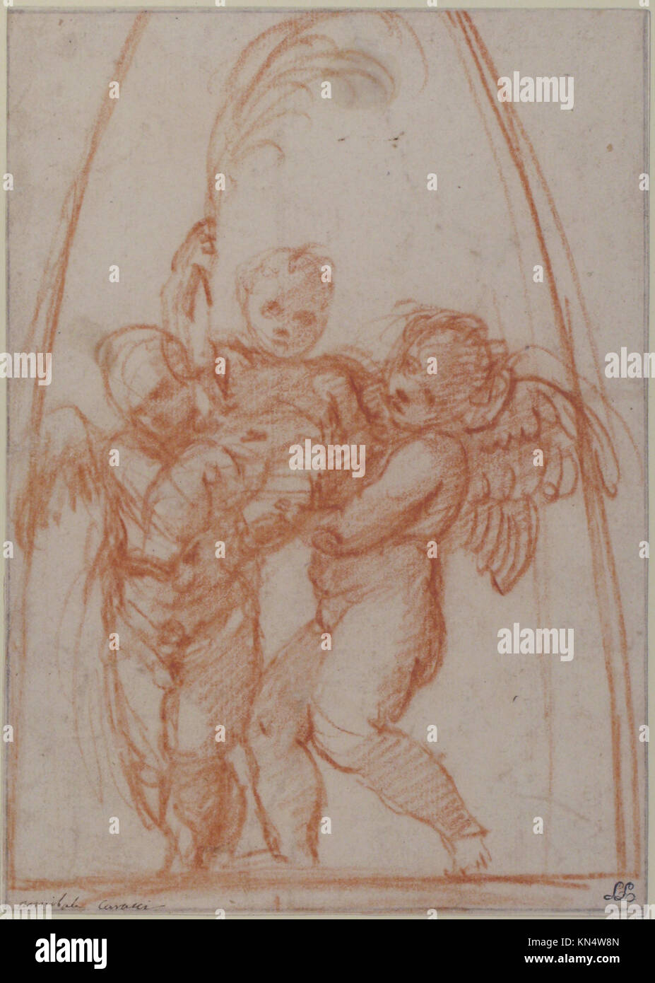 This sculpture, titled Anteros Victorious, depicts the Greek god ...