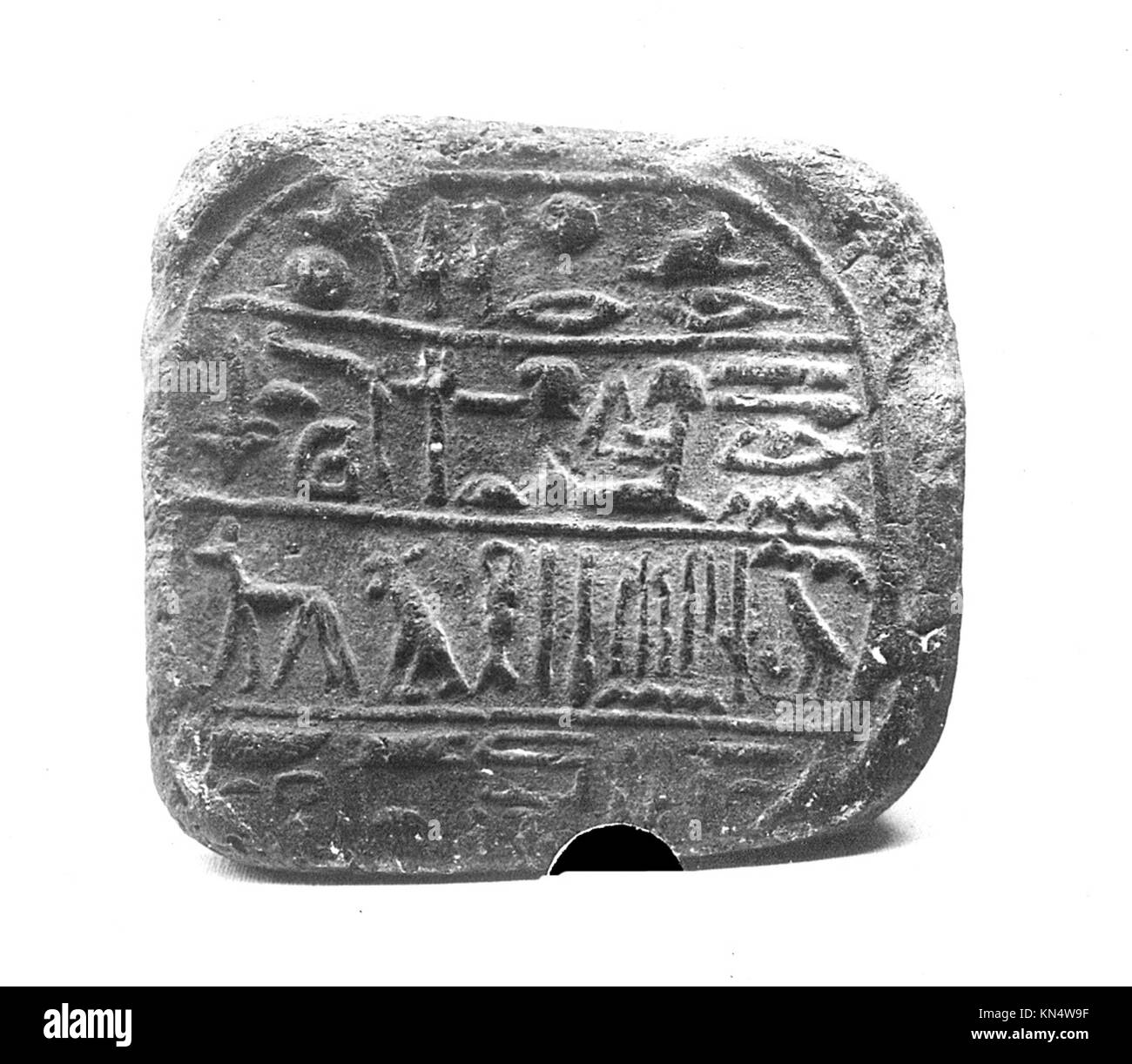 This funerary cone of Userhat, from the MET collection, was used in ...