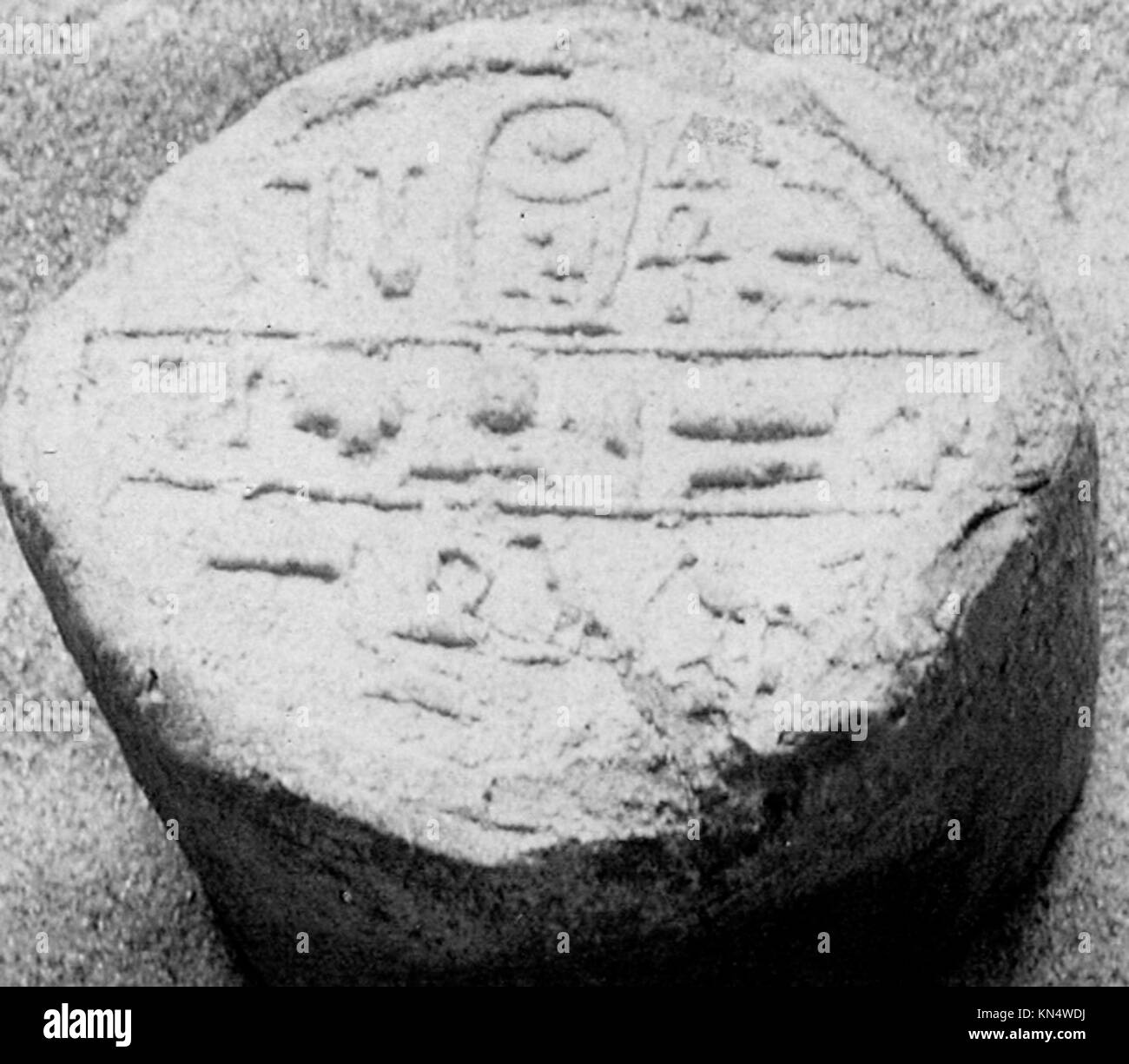This funerary cone, belonging to Djehuty, is an important object from ...