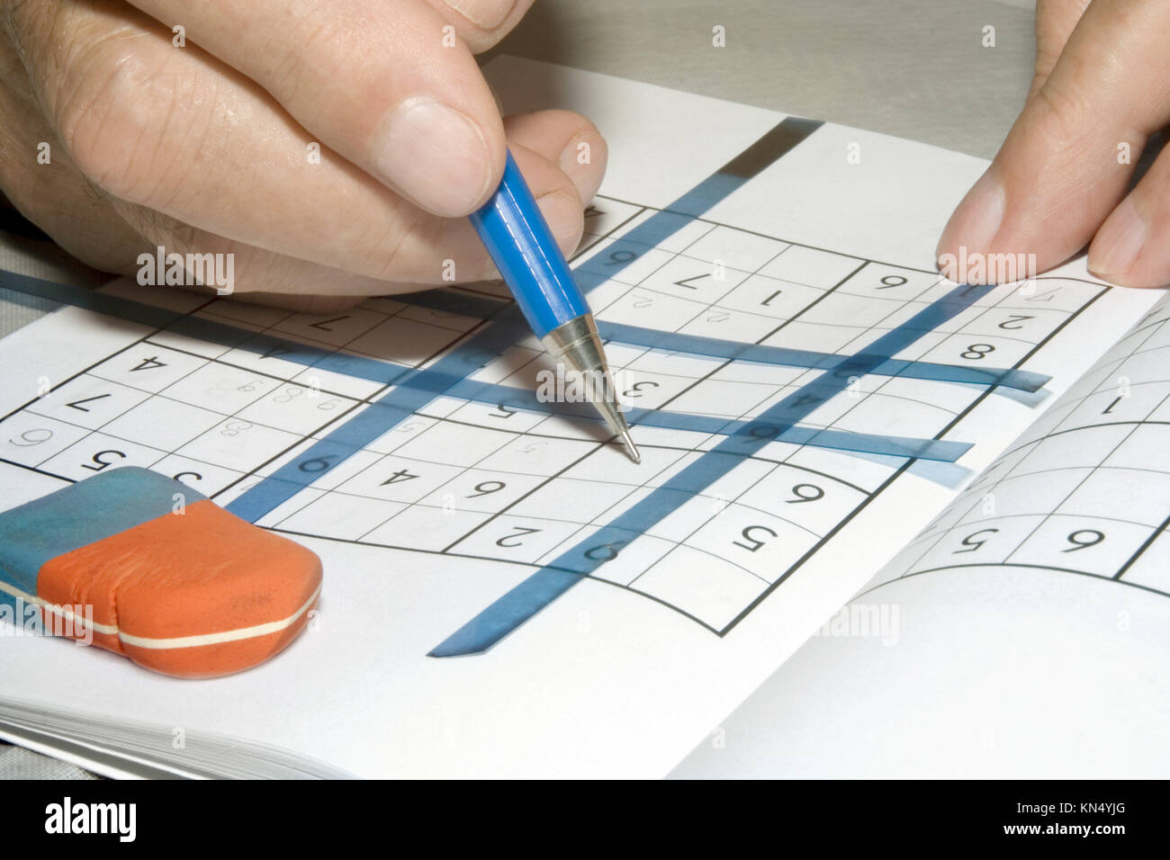 Crossword puzzle sudoku hi-res stock photography and images - Alamy