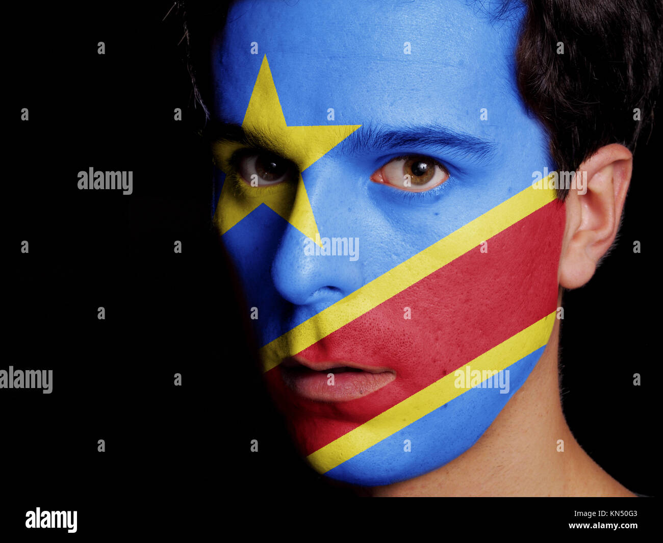 Congo Kinshasa Flag High Resolution Stock Photography and Images - Alamy