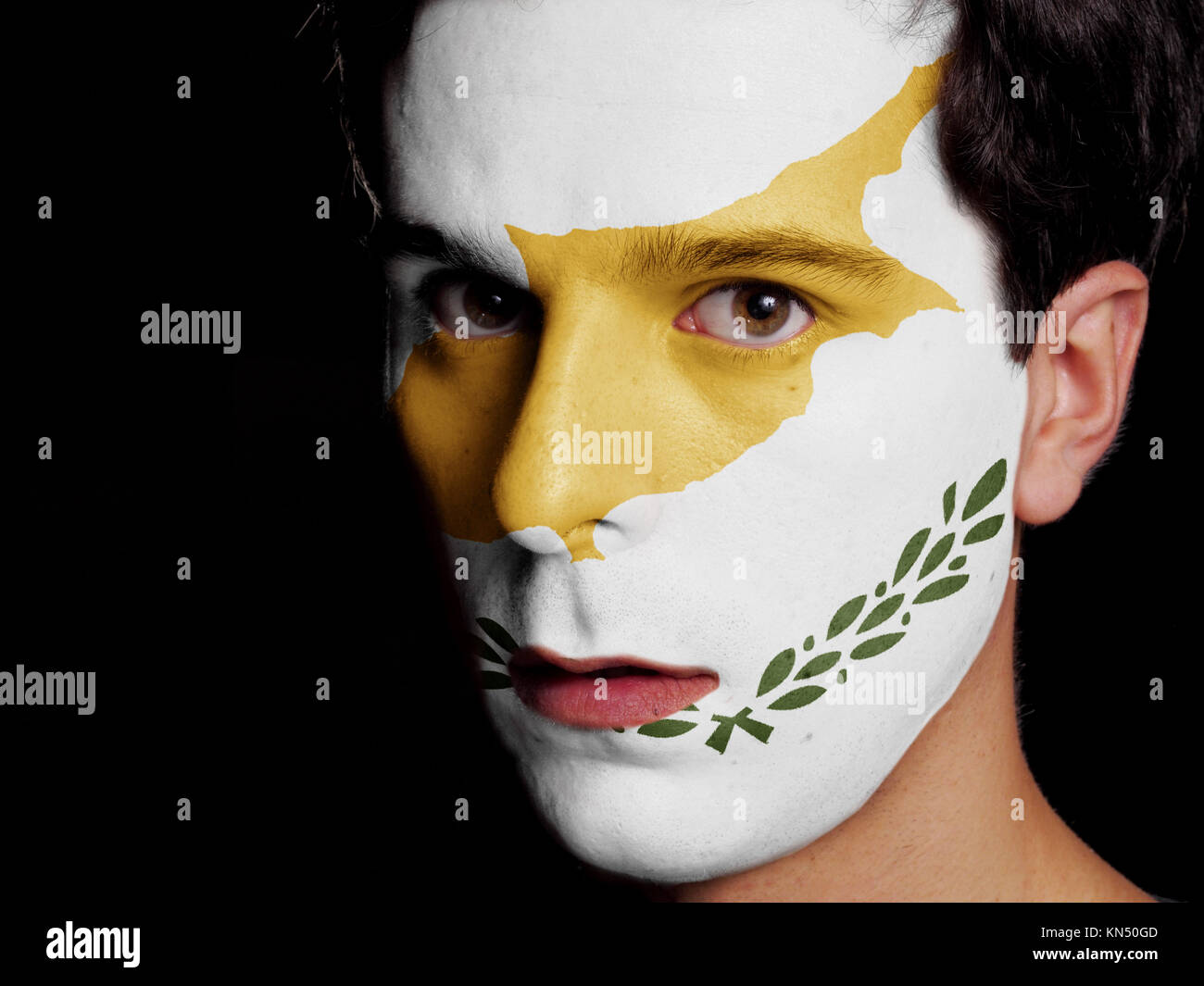 White Cyprus Flag High Resolution Stock Photography and Images - Alamy