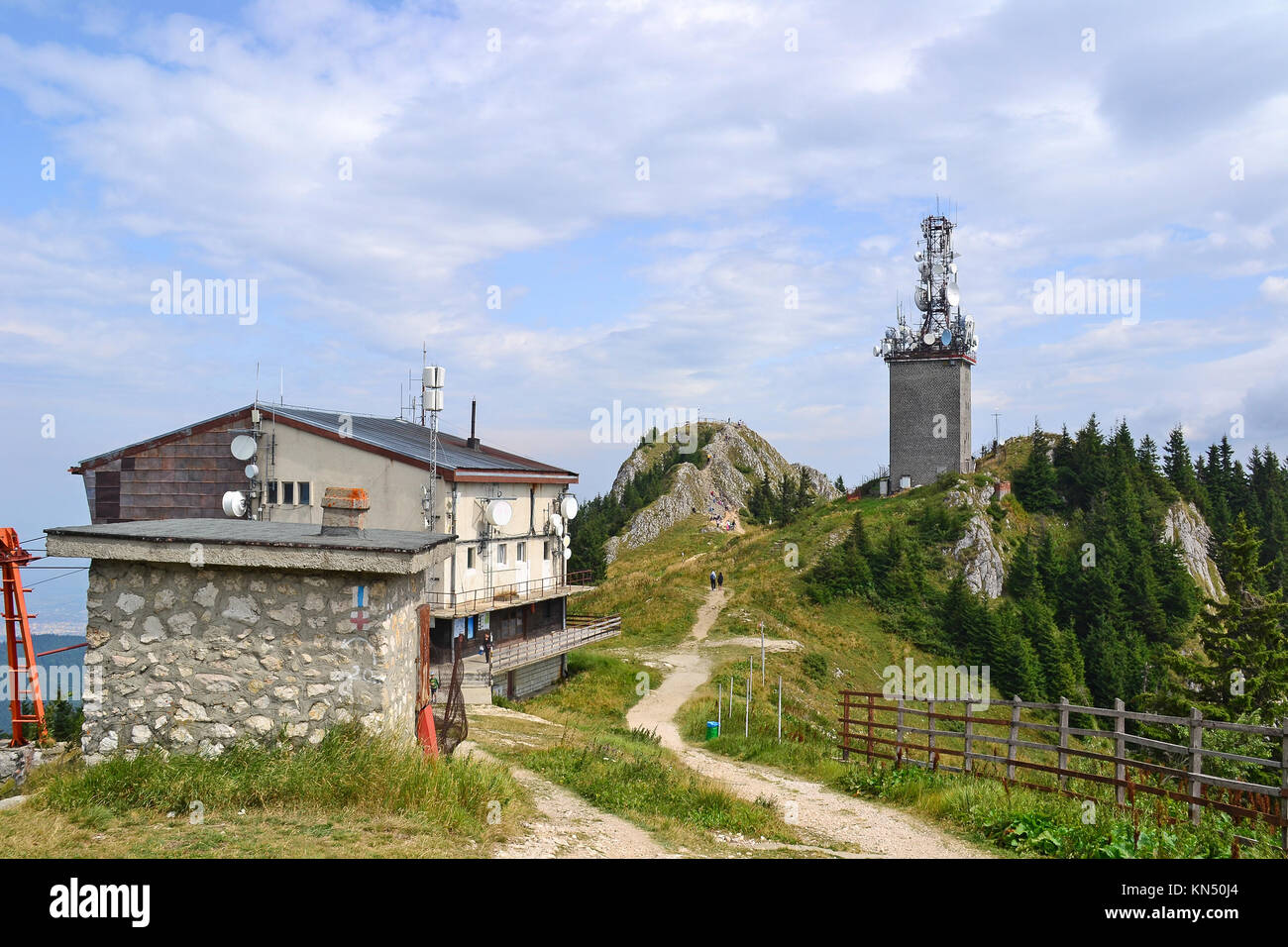 View of the Carpathians in Romania Stock Photo - Alamy