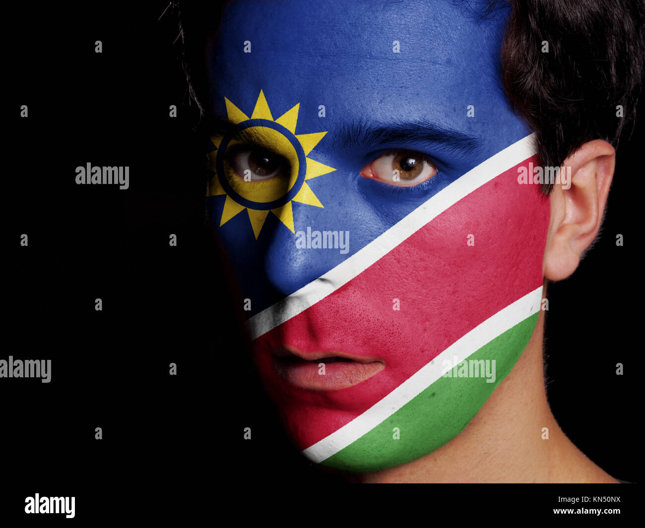 Flag of namibia hi-res stock photography and images - Alamy