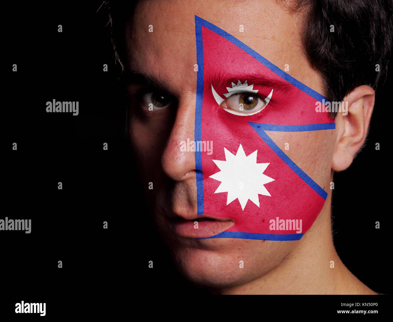 Flag of nepal hi-res stock photography and images - Alamy