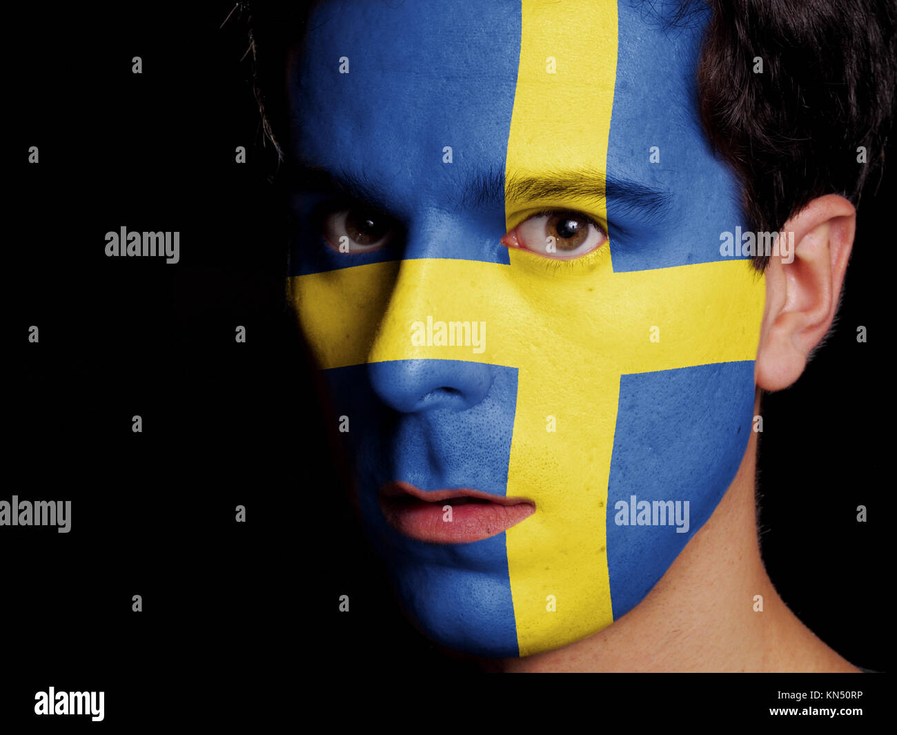 Swedish swede flag hi-res stock photography and images - Alamy