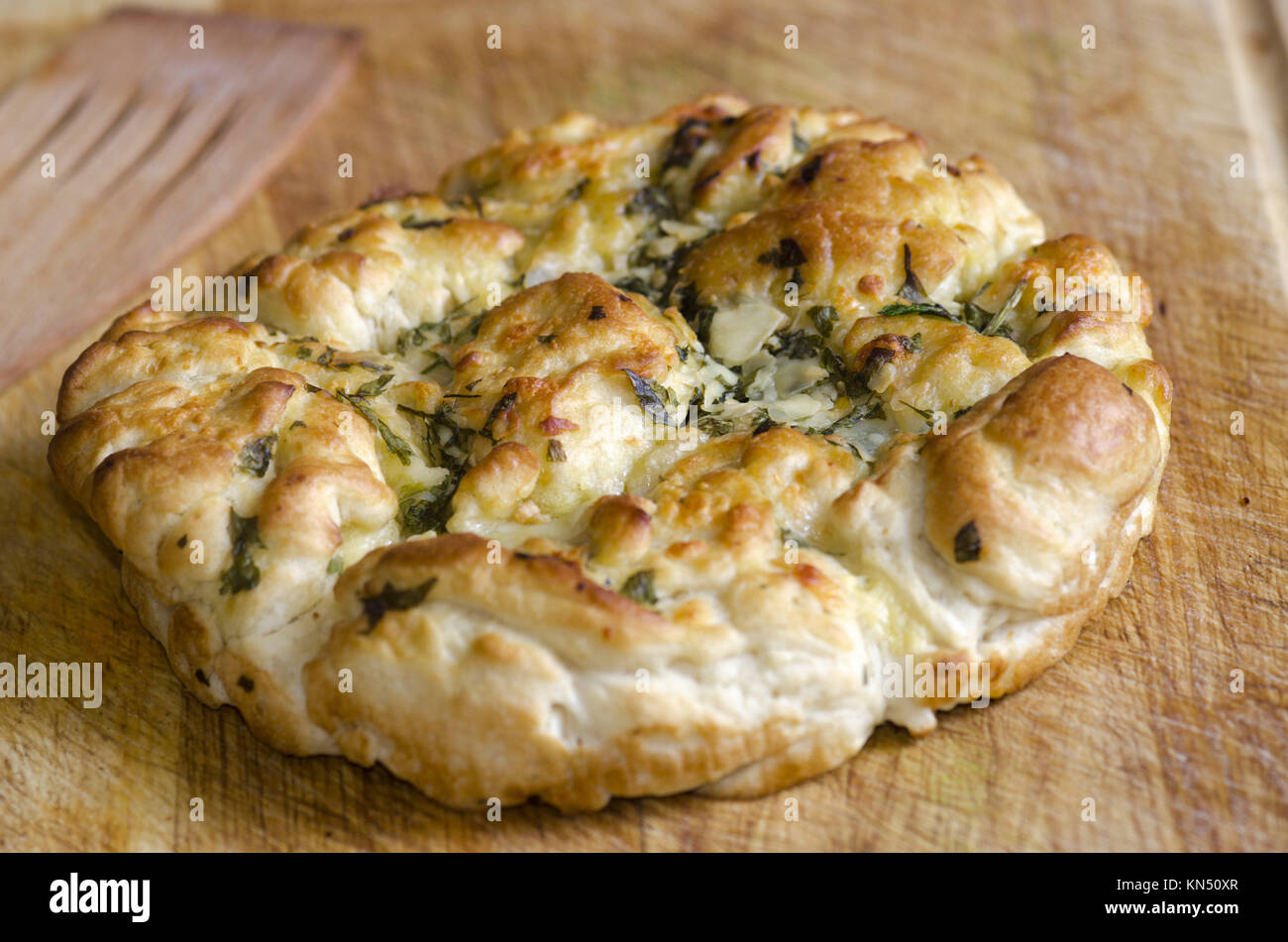 Italian Provolone, Mozzarella And Pecorino Bread Stock Photo - Alamy