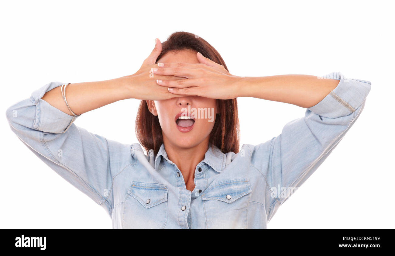 Surprised eye hi-res stock photography and images - Alamy
