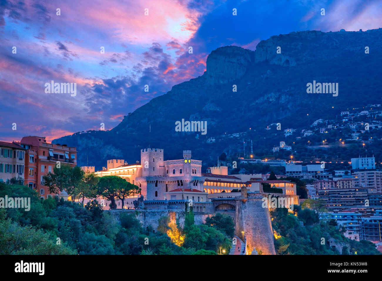 The palace of Monaco Stock Photo - Alamy