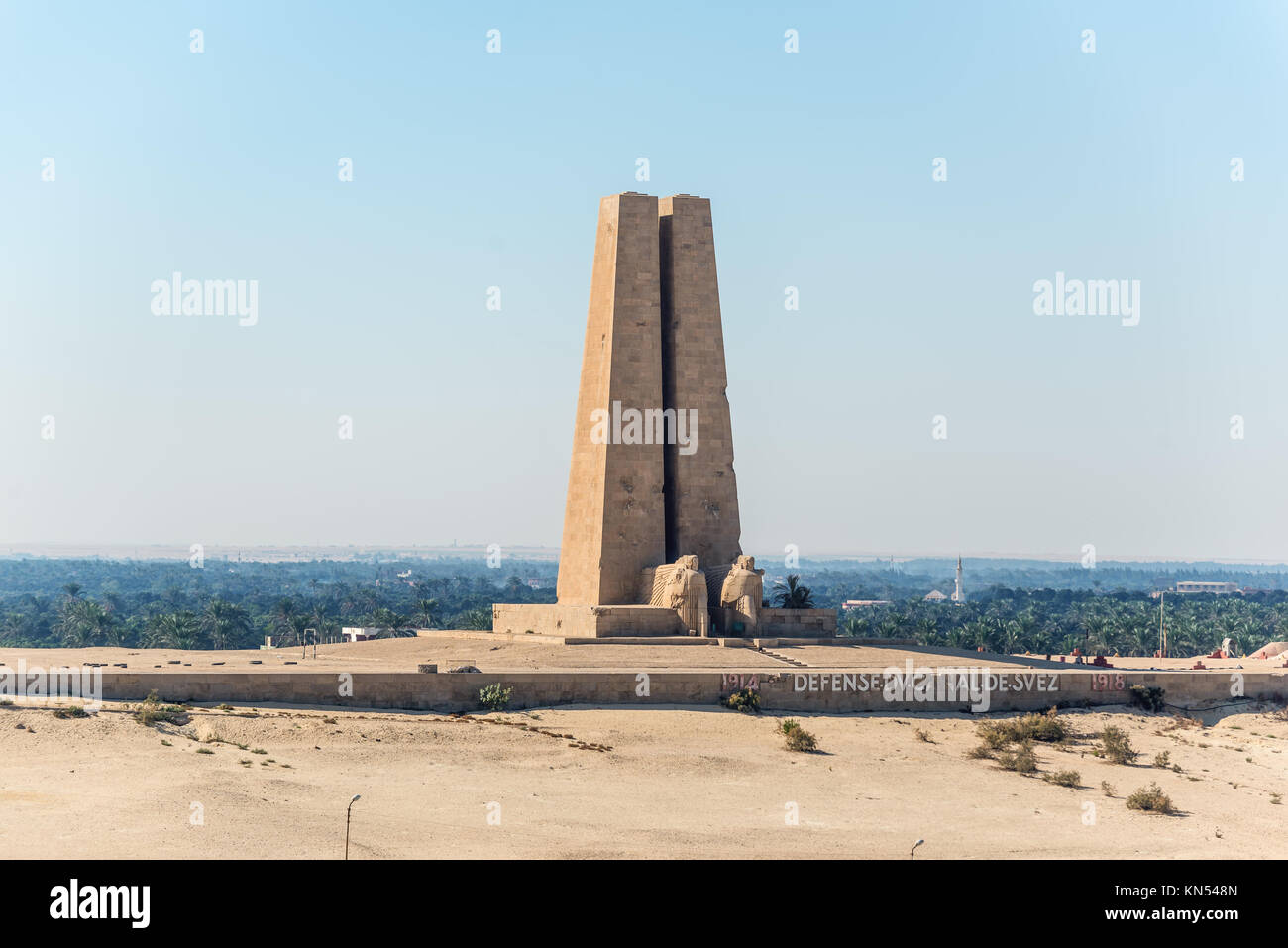 Ismailia, Egypt - November 5, 2017: Suez Canal Defence Monument at ...