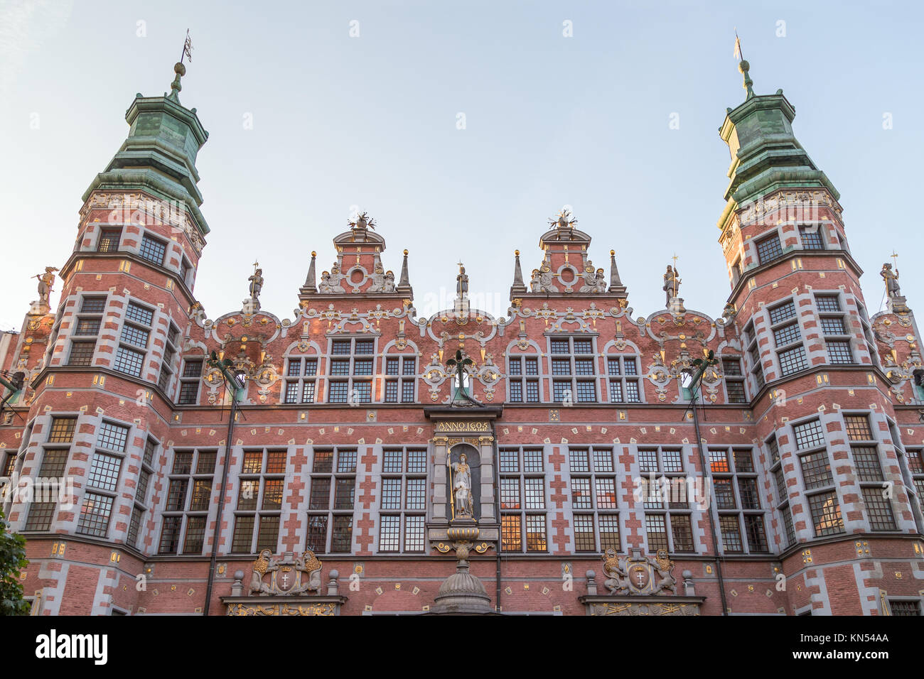 Front view of the Great Armoury building at the Main Town (Old Town) in ...