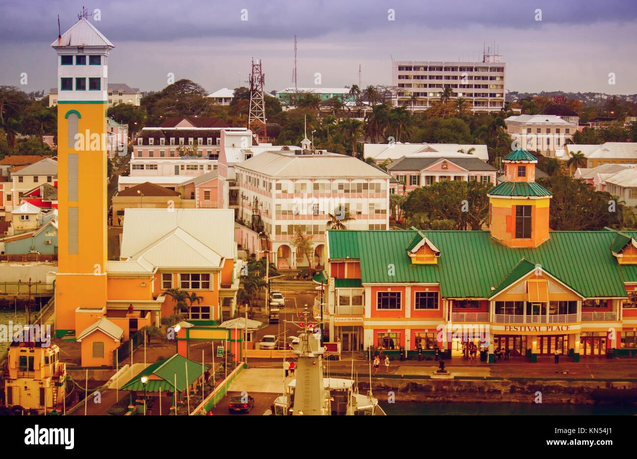 NASSAU, BAHAMAS: Tourists walk along city streets. Nassau hosts more ...