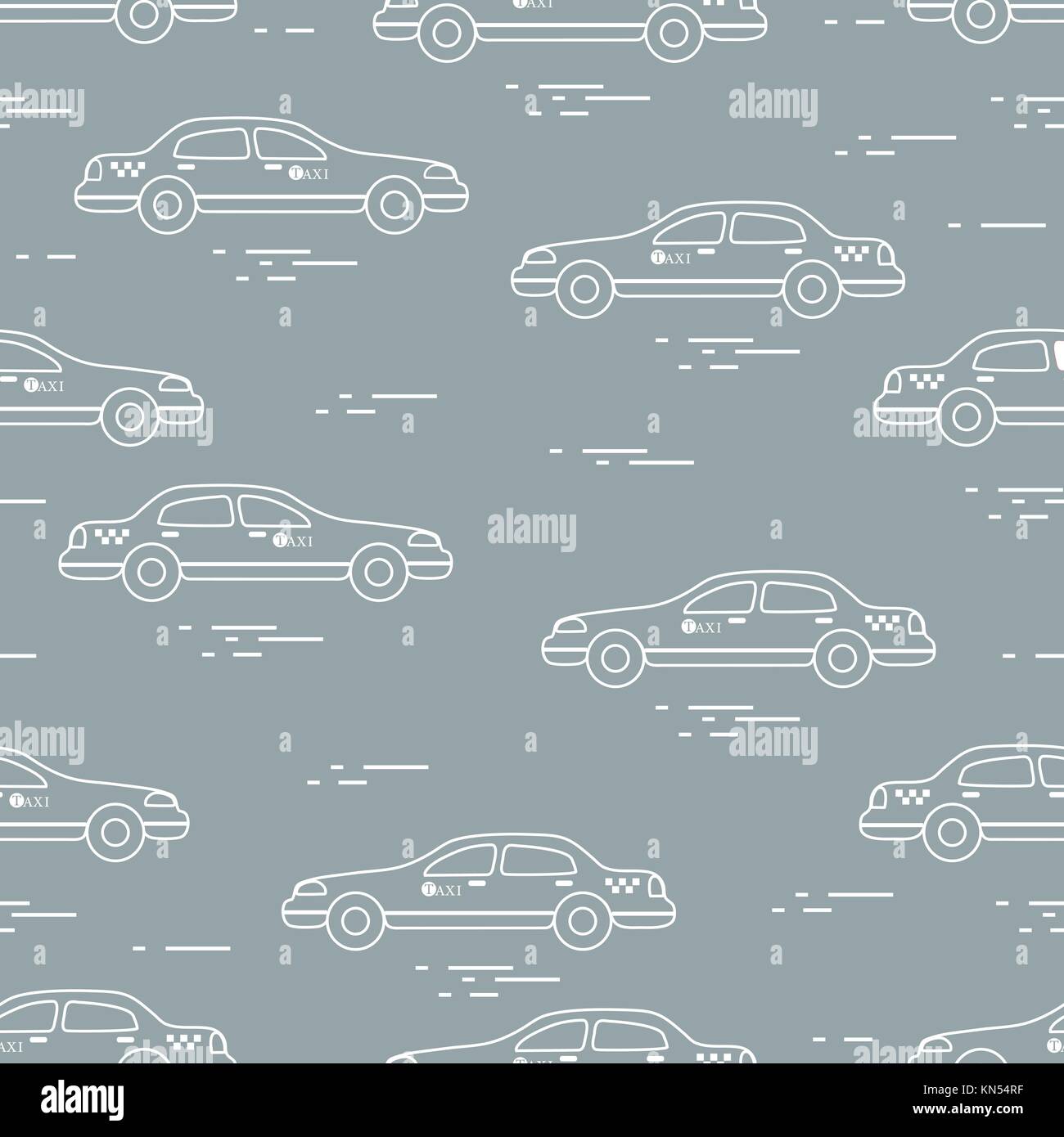 Taxi pattern. Design for announcement, advertisement, banner or print ...