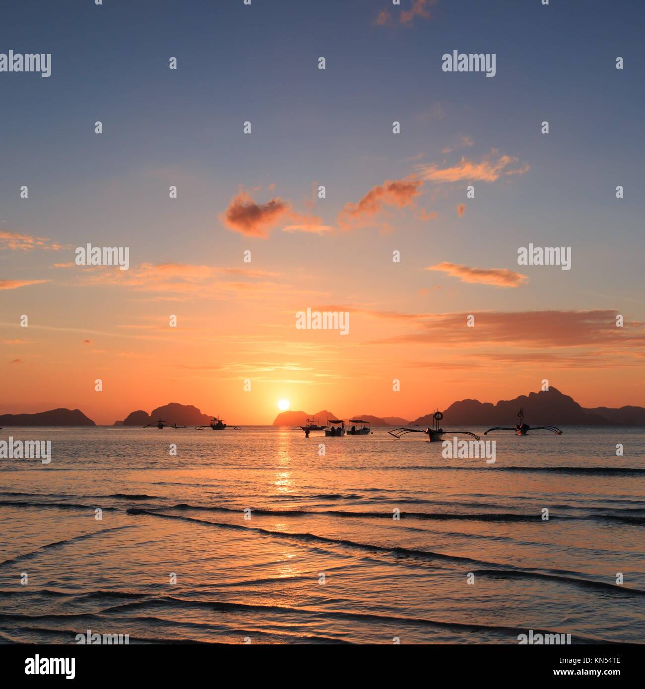 Palawan sunset hi-res stock photography and images - Alamy