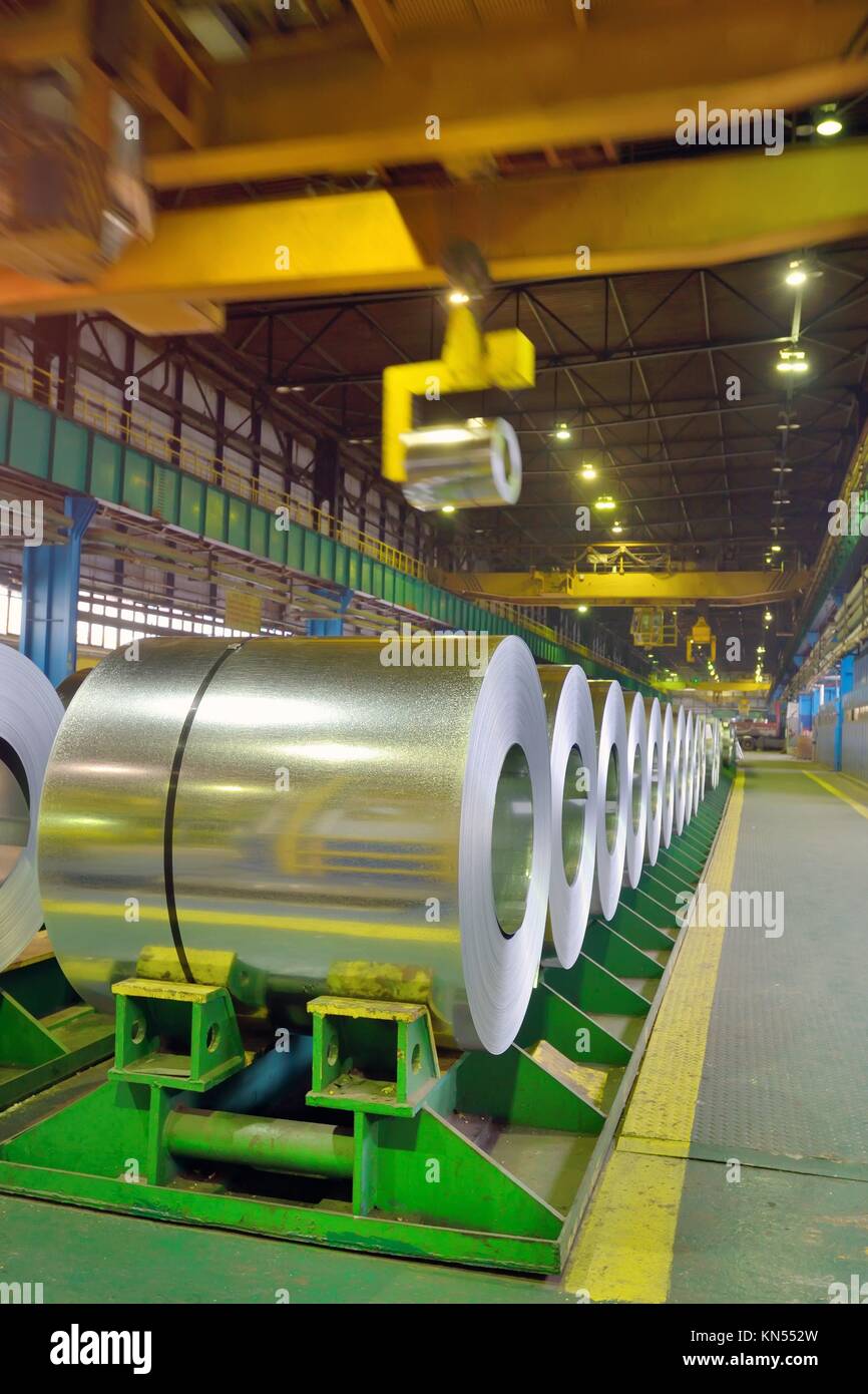 Coil steel loading hi-res stock photography and images - Alamy