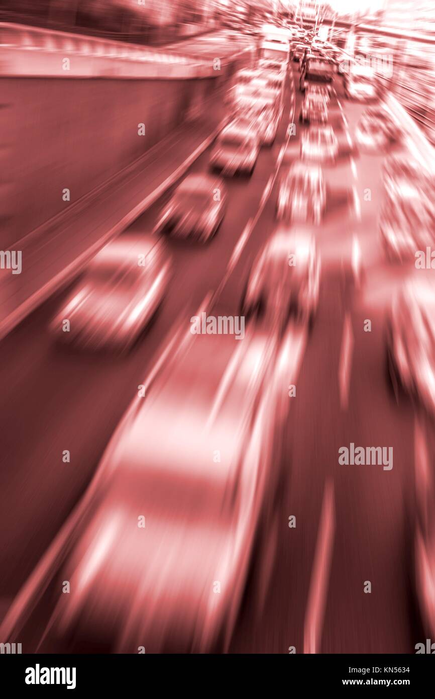 fast cars on highway Stock Photo - Alamy