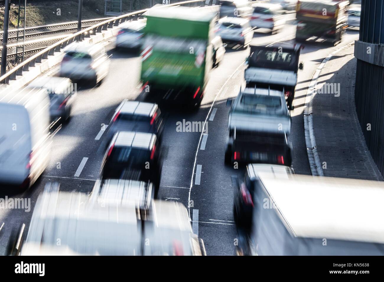 Car driving blurred image city hi-res stock photography and images - Alamy