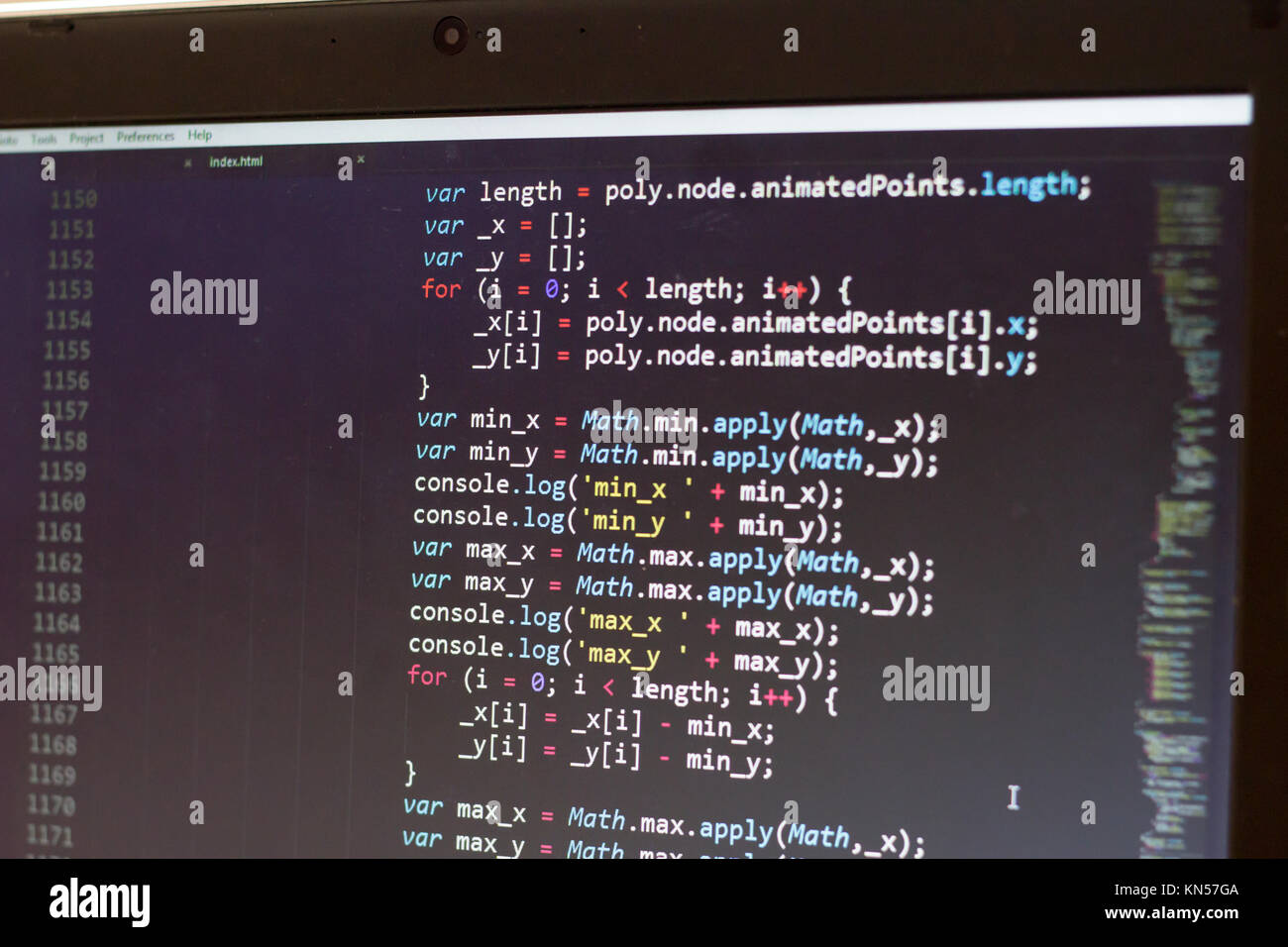 Javascript Code Computer Programming Source Code Abstract Screen Of Web Developer Digital