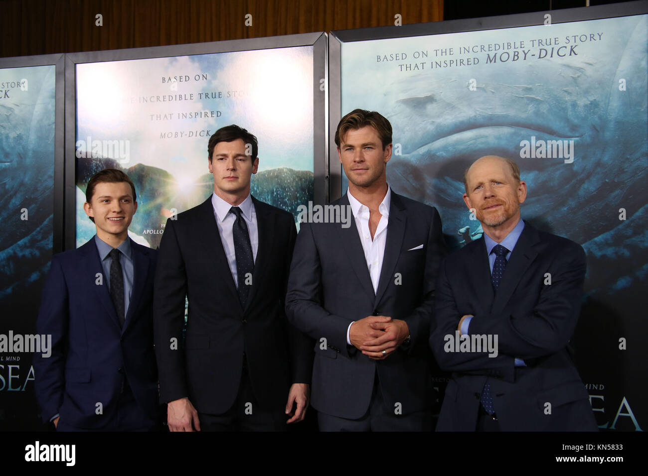 NEW YORK, NY - DECEMBER 07: TOM HOLLAND, BENJAMIN WALKER, CHRIS ...