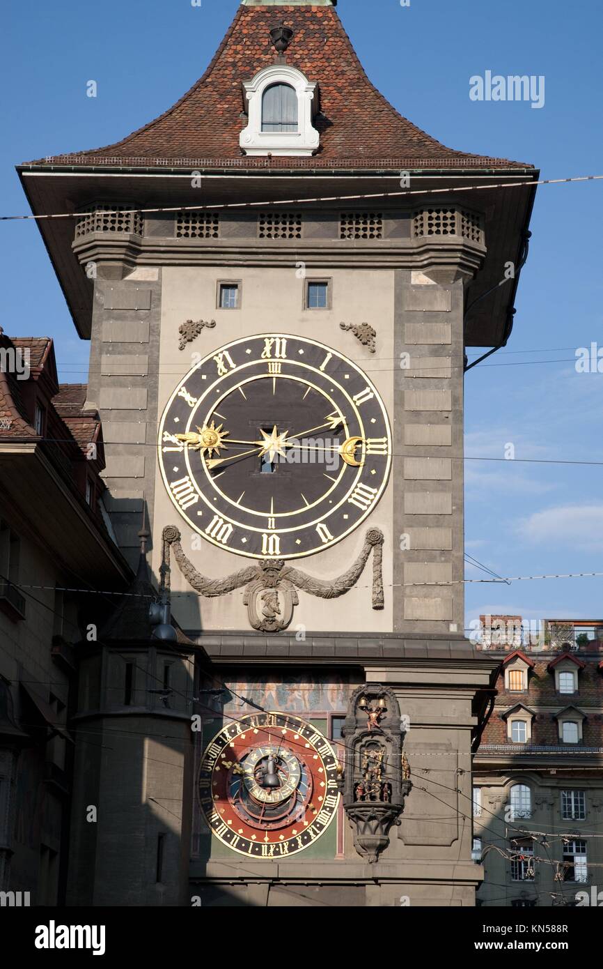 Clock Tower; Bern; Switzerland; Europe Stock Photo - Alamy