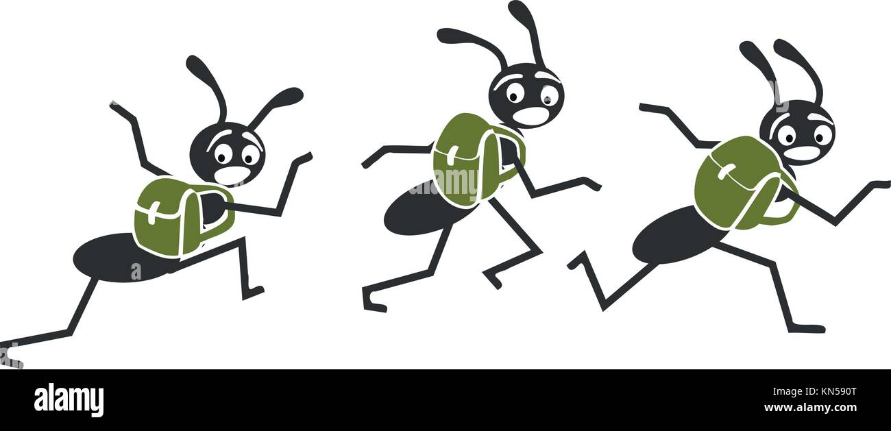 Ants logo Stock Vector Images - Alamy