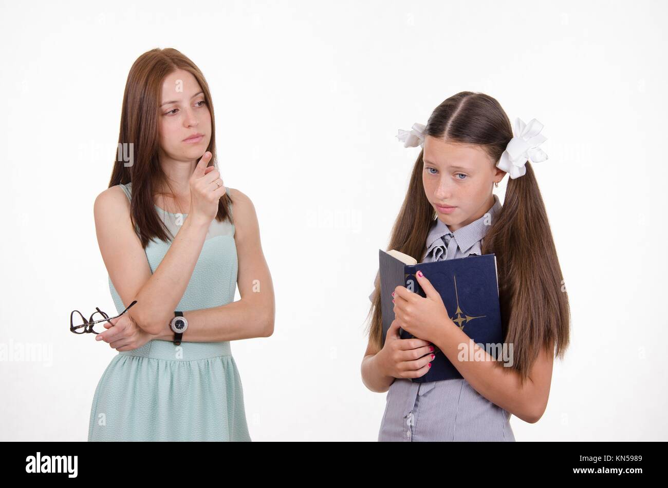 Teacher scold student hi-res stock photography and images - Alamy