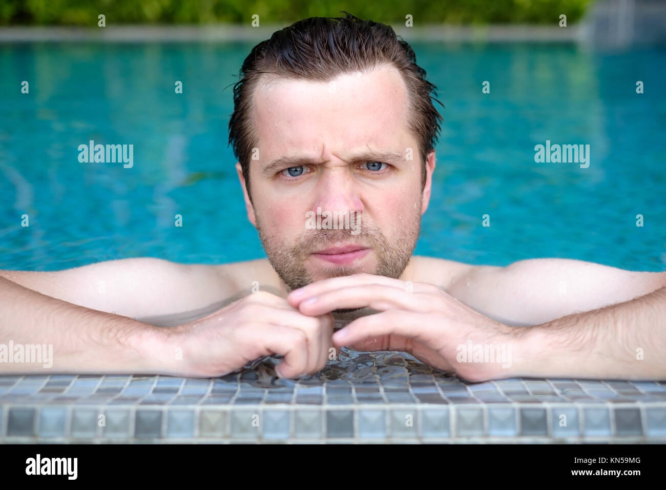 Grumpy man hi-res stock photography and images - Alamy