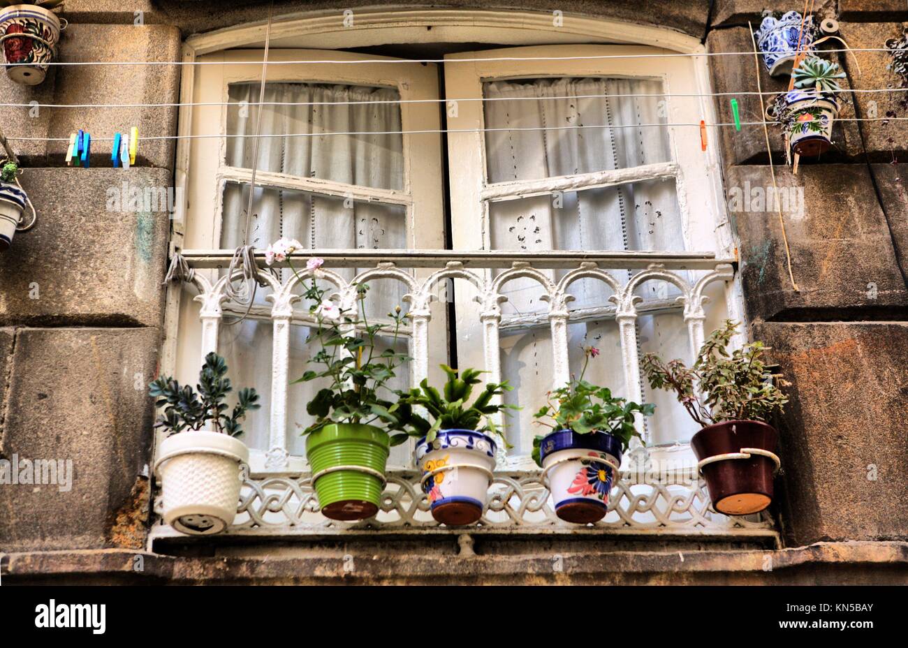 Spanish window wrought iron balcony hi-res stock photography and images ...