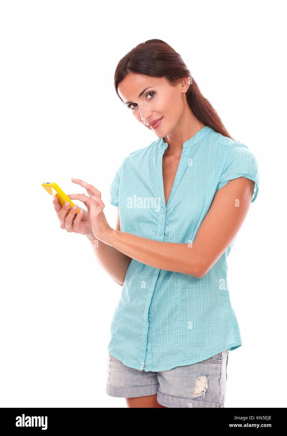 Lady message hi-res stock photography and images - Alamy