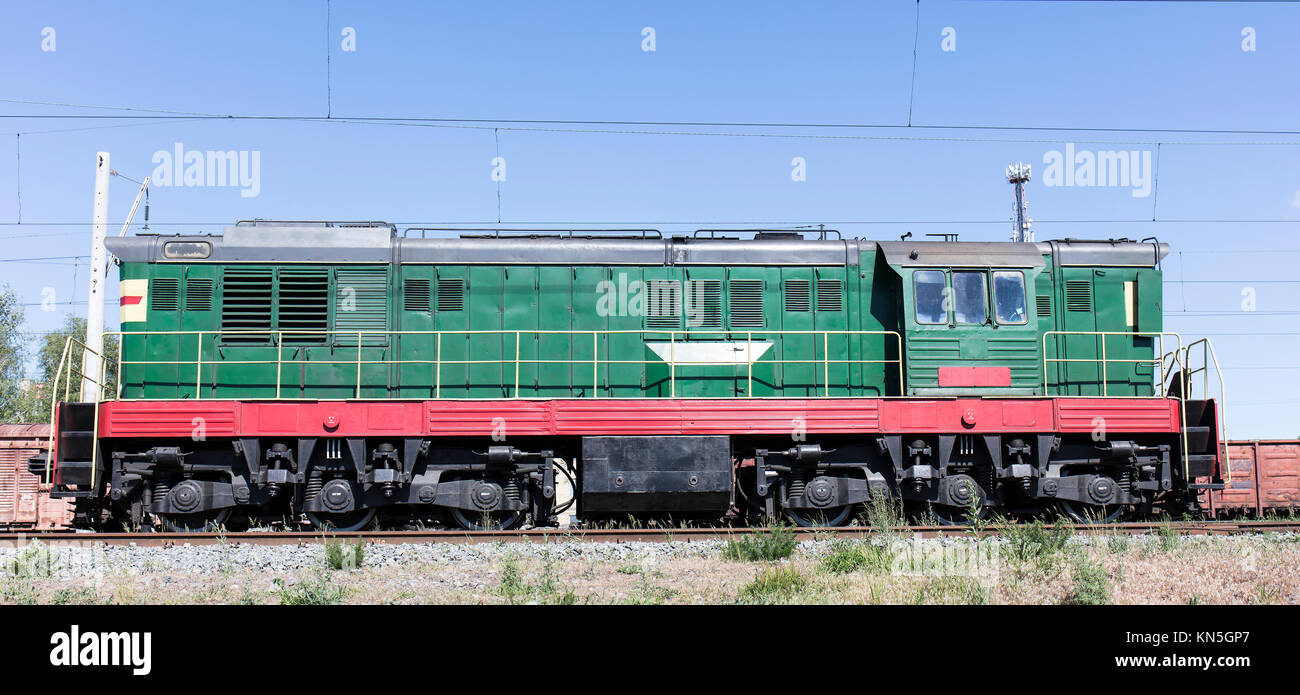 Single engine large diesel locomotive hi-res stock photography and ...