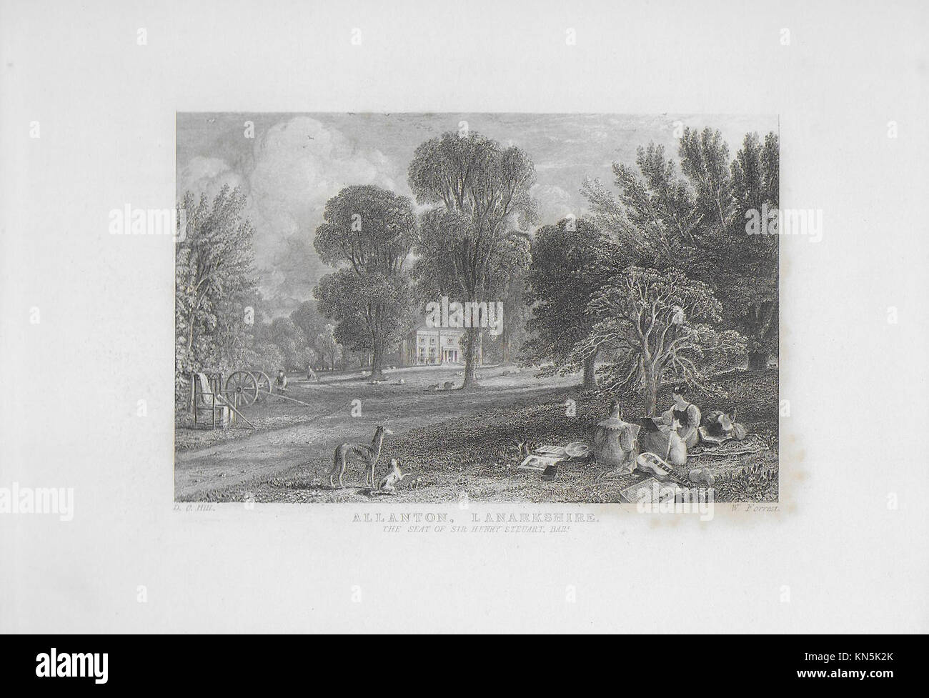 Engravings of Scottish landscapes and buildings from late eighteenth ...
