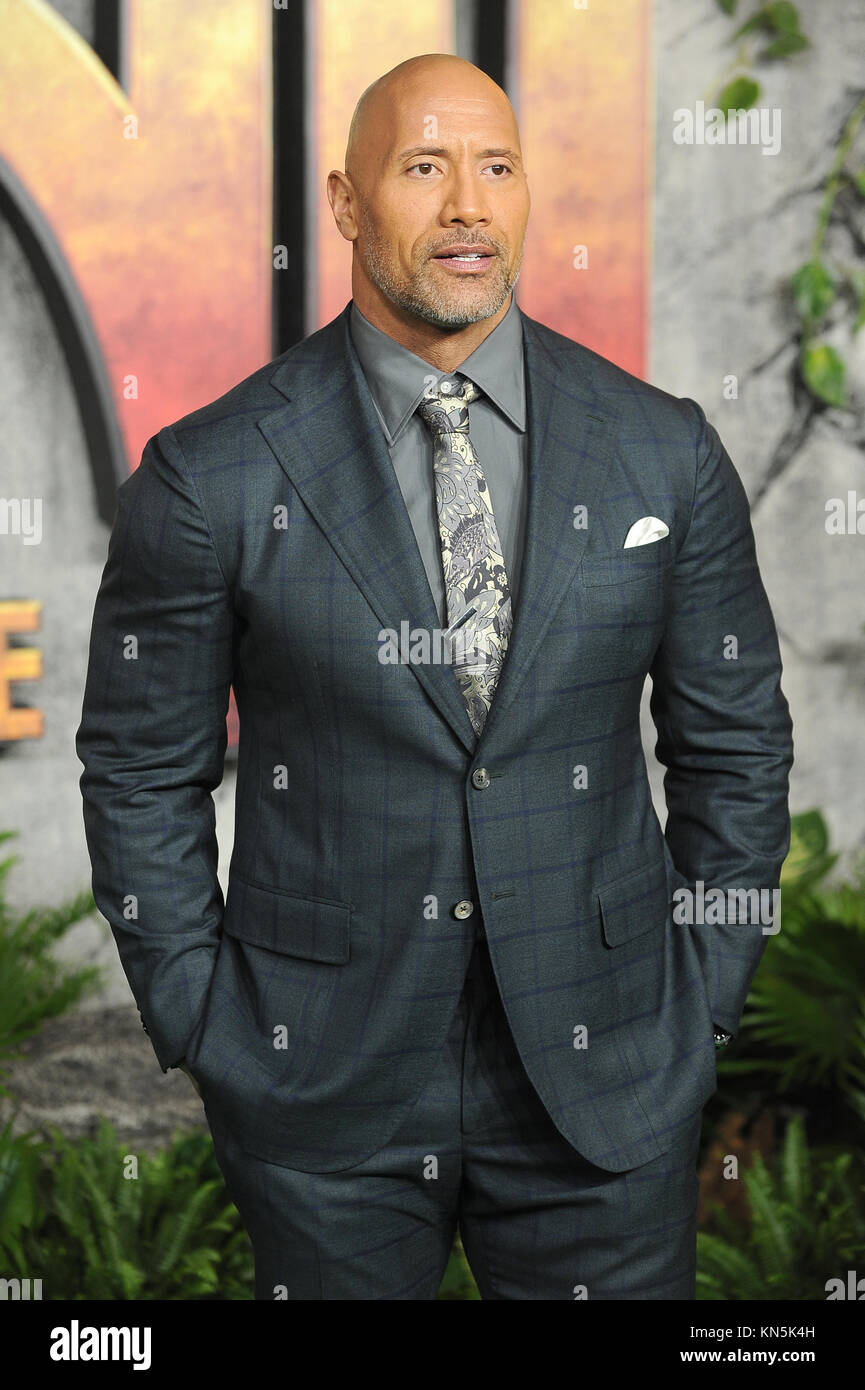 Dwayne Johnson attends the UK premiere of Jumanji : Welcome To The ...