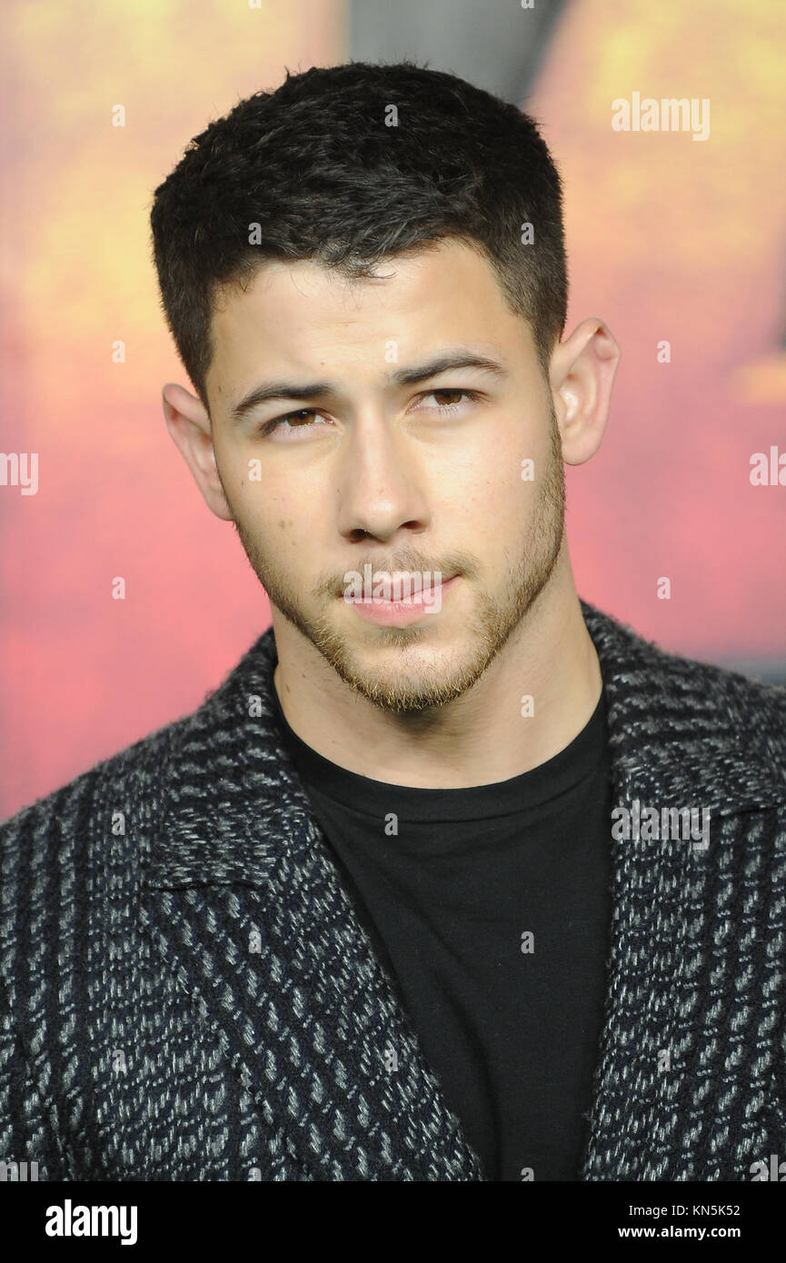 Nick Jonas attends the UK premiere of Jumanji : Welcome To The Jungle ...