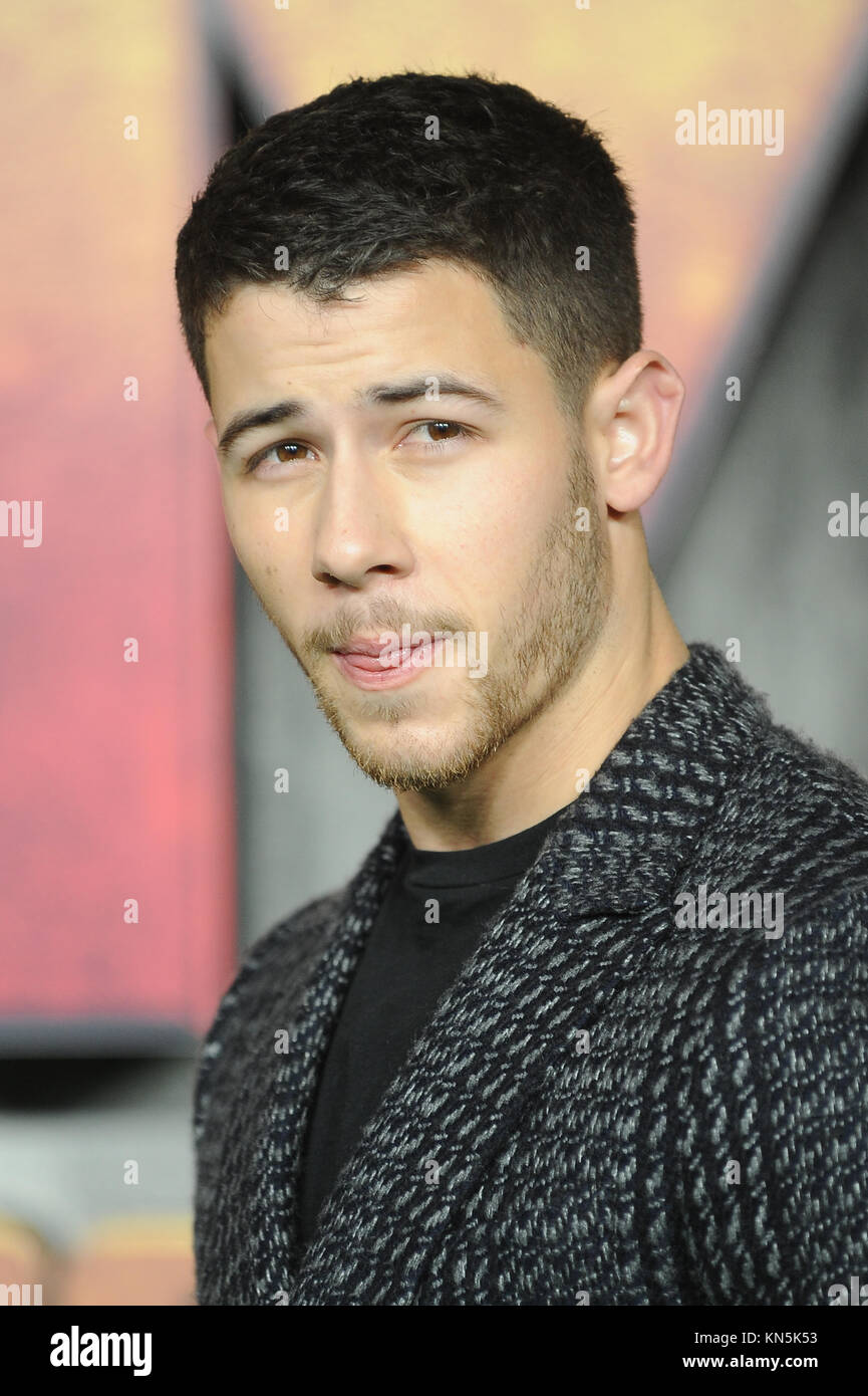 Nick Jonas attends the UK premiere of Jumanji : Welcome To The Jungle ...