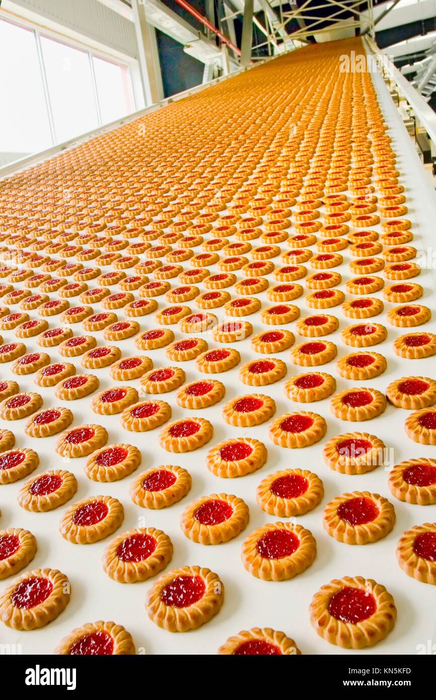 production cookie in factory Stock Photo - Alamy