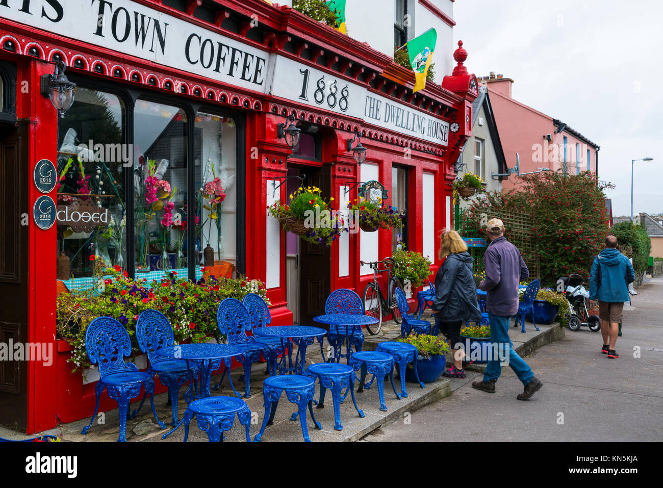 Knightstown, Valentia Island, Iveragh Peninsula, County Kerry, Ireland ...