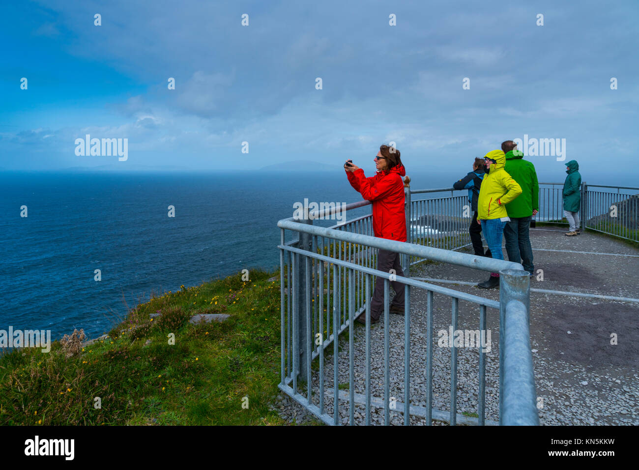 Geokaun Mountain, Valentia Island, Iveragh Peninsula, County Kerry ...
