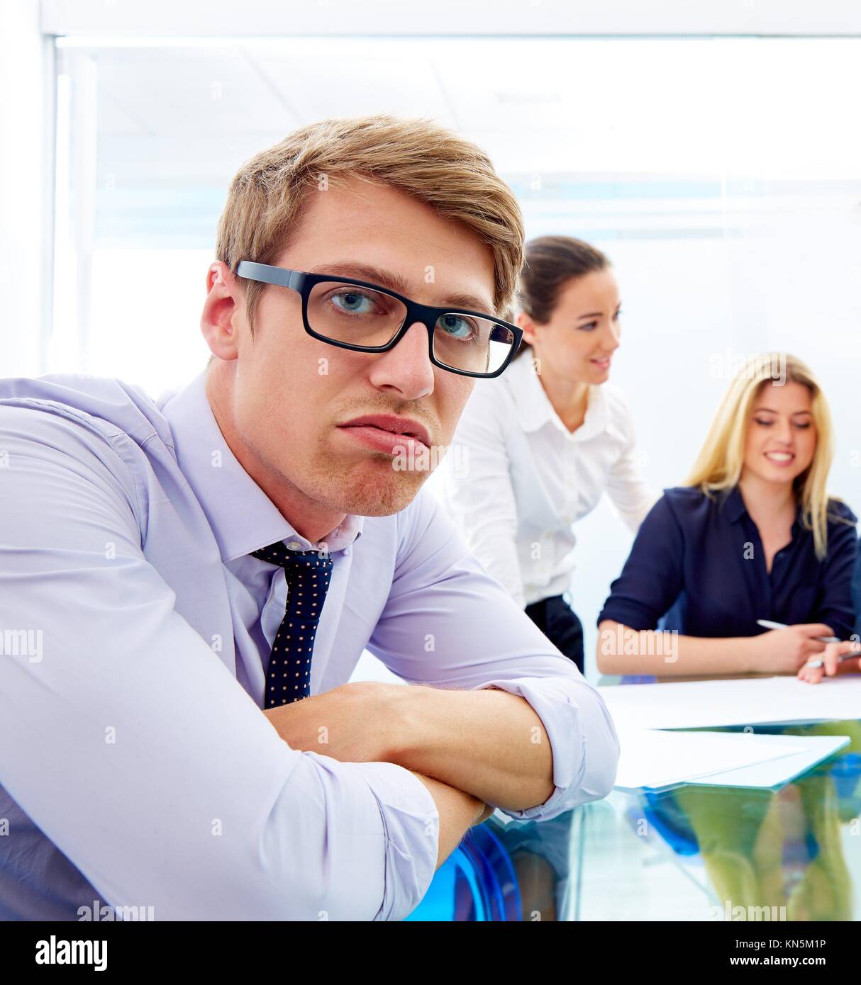 Ethnic Woman Bored Office High Resolution Stock Photography and Images ...