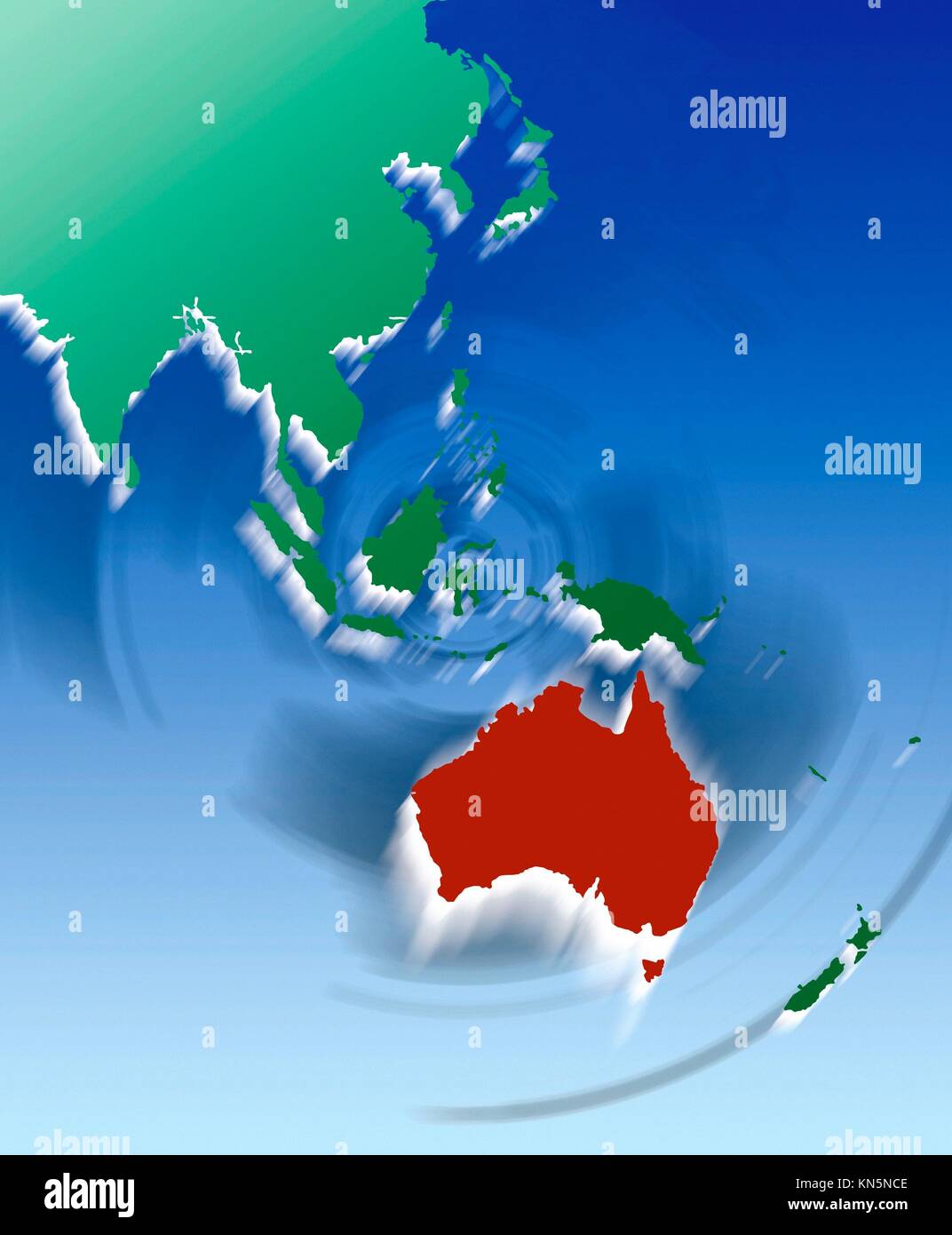 Oceania continent hi-res stock photography and images - Alamy