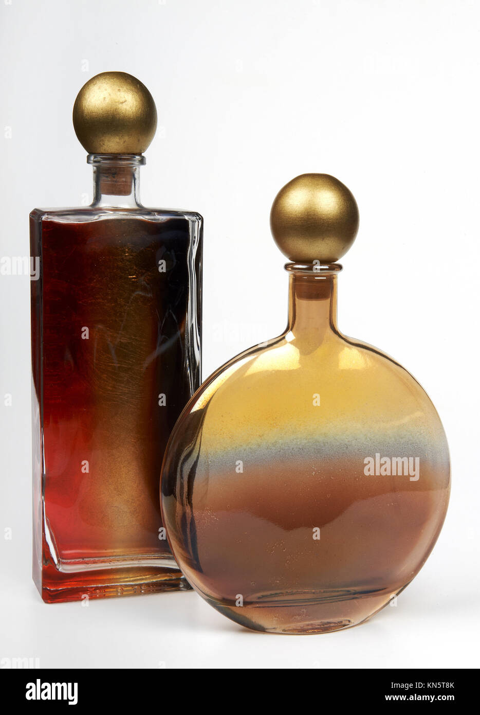 Coloured bottles white background hi-res stock photography and images ...