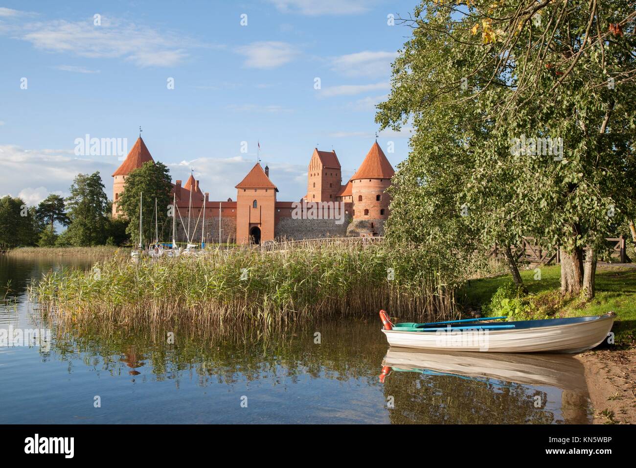 Island Castle; Trakai; Vilnius; Lithuania Stock Photo - Alamy