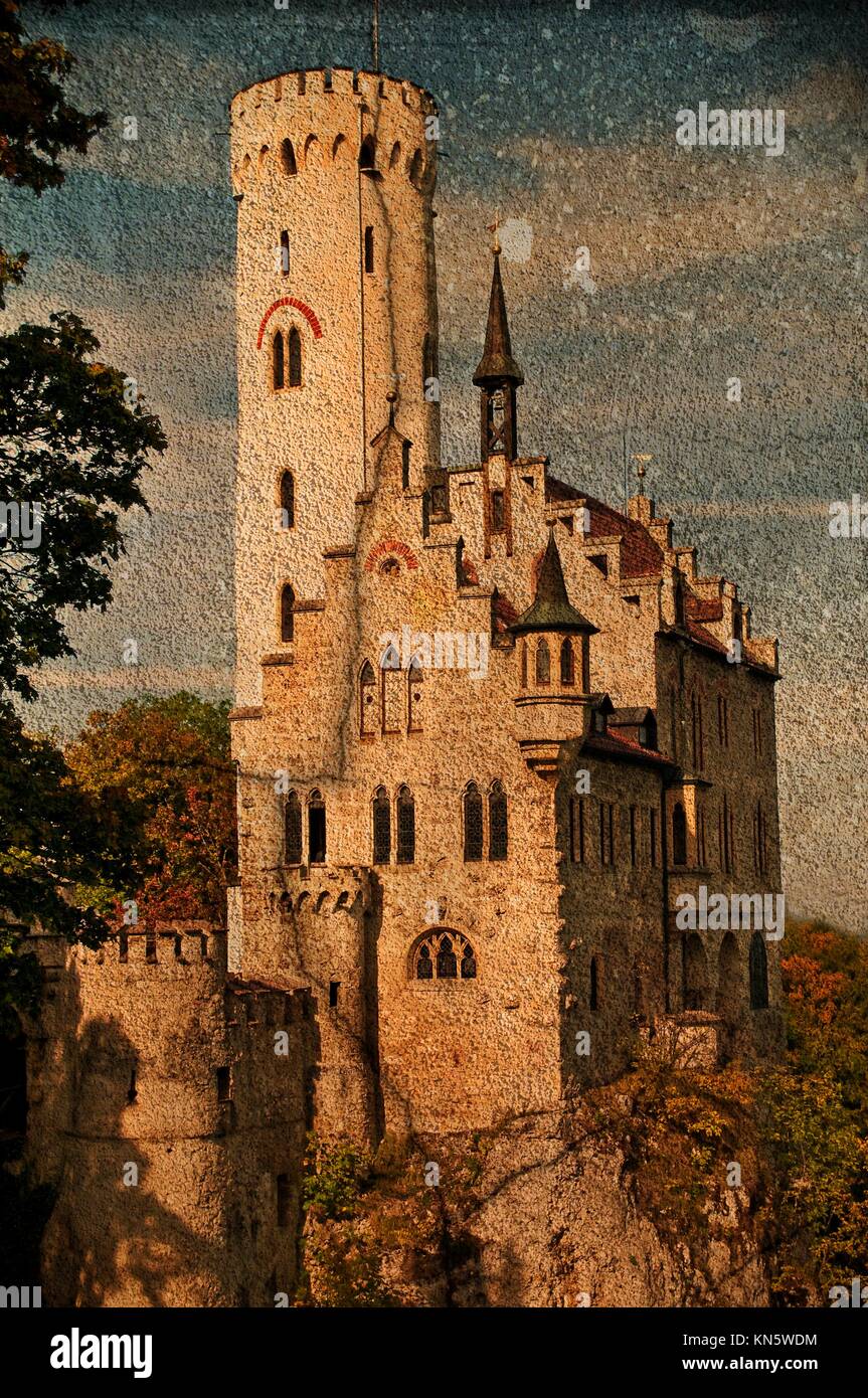 Lichtenstein Castle In Lichtenstein High Resolution Stock Photography ...