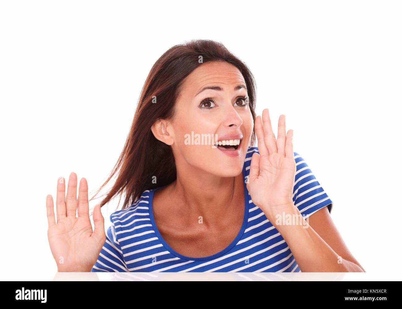 Screaming Lady High Resolution Stock Photography and Images - Alamy
